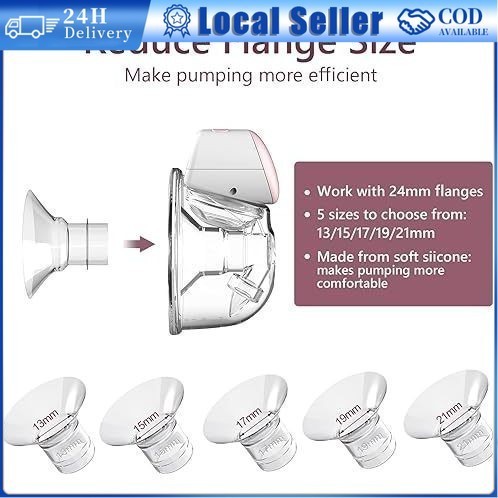 Flange Inserts Breast Pump Liquid Silicone Rubber Accessories Converter ...