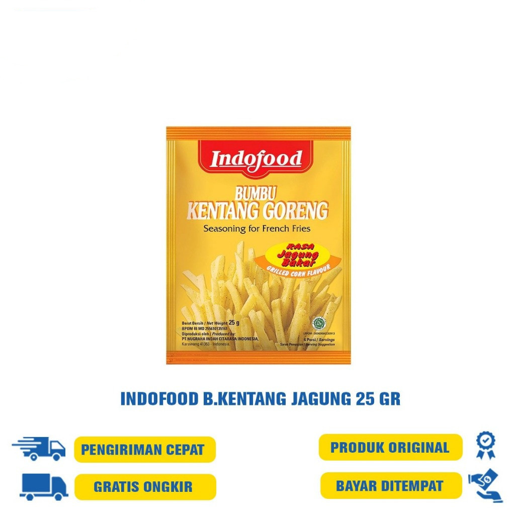 Indofood Seasoning Sows Into French Fries With Corn/Cheese /BBQ Flavor ...