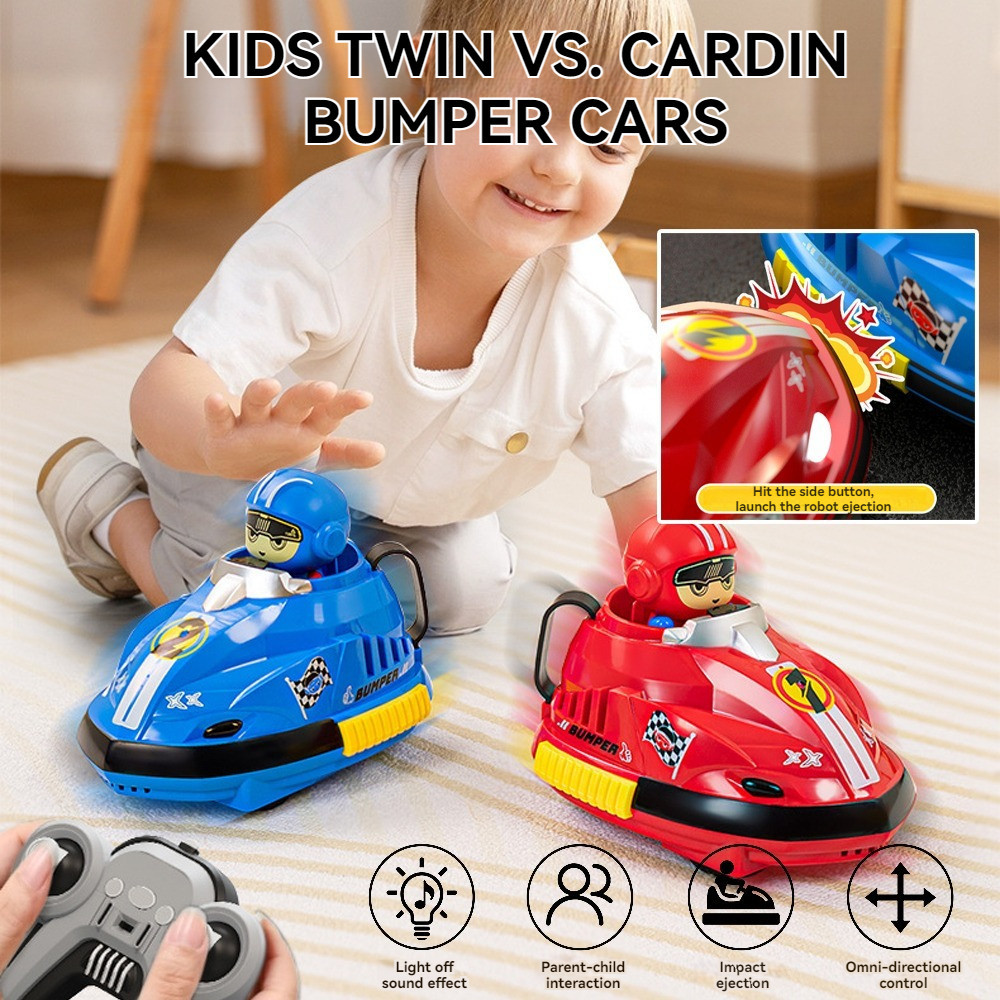 Double Person Version Remote Control Bumper Car Battle Collide Karting ...