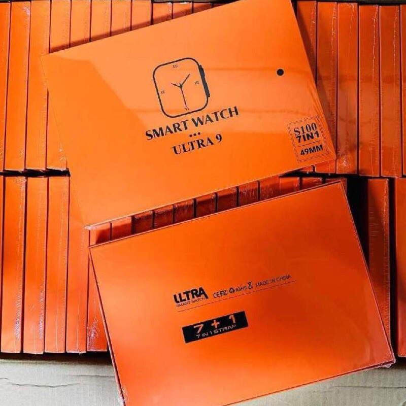 7 IN 1 SMART WATCH S100 ULTRA WATCH 49MM CALORIES TRACKER HEART RATE ...