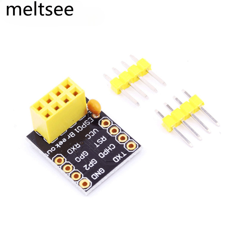 ESP-01 Esp8266 ESP-01S Model Of The ESP8266 Serial Bread board Adapter To WiFi Transceiver ...