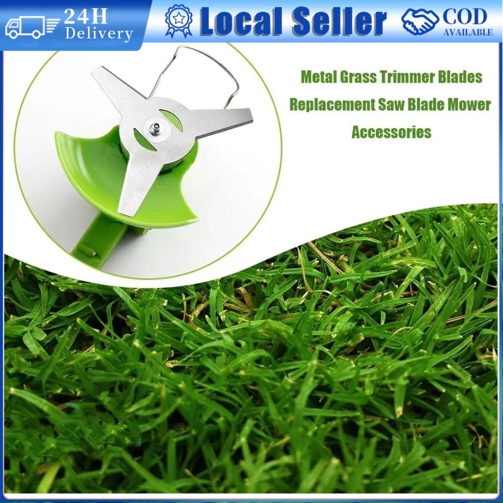 3 Hole Electric Grass Cutter Blade 200mm Stainless Steel Alloy Lawn ...