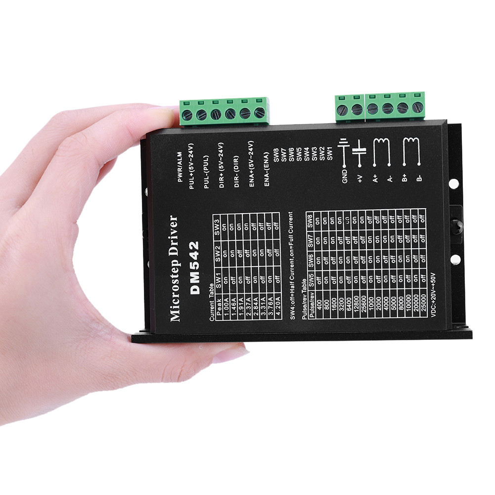 keepdreaming DM542 DM556 Microstep Motor Driver 20-50V DC Max 5.6A Stepping Motor Driver 2 Phase ...