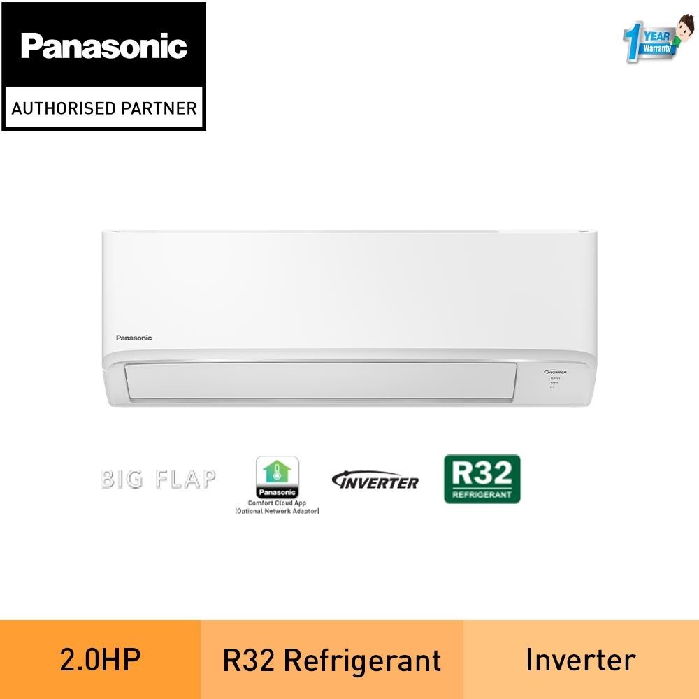 PANASONIC 2.0HP STANDARD INVERTER AIR CONDITIONER CS/CU-PU18WKH ...