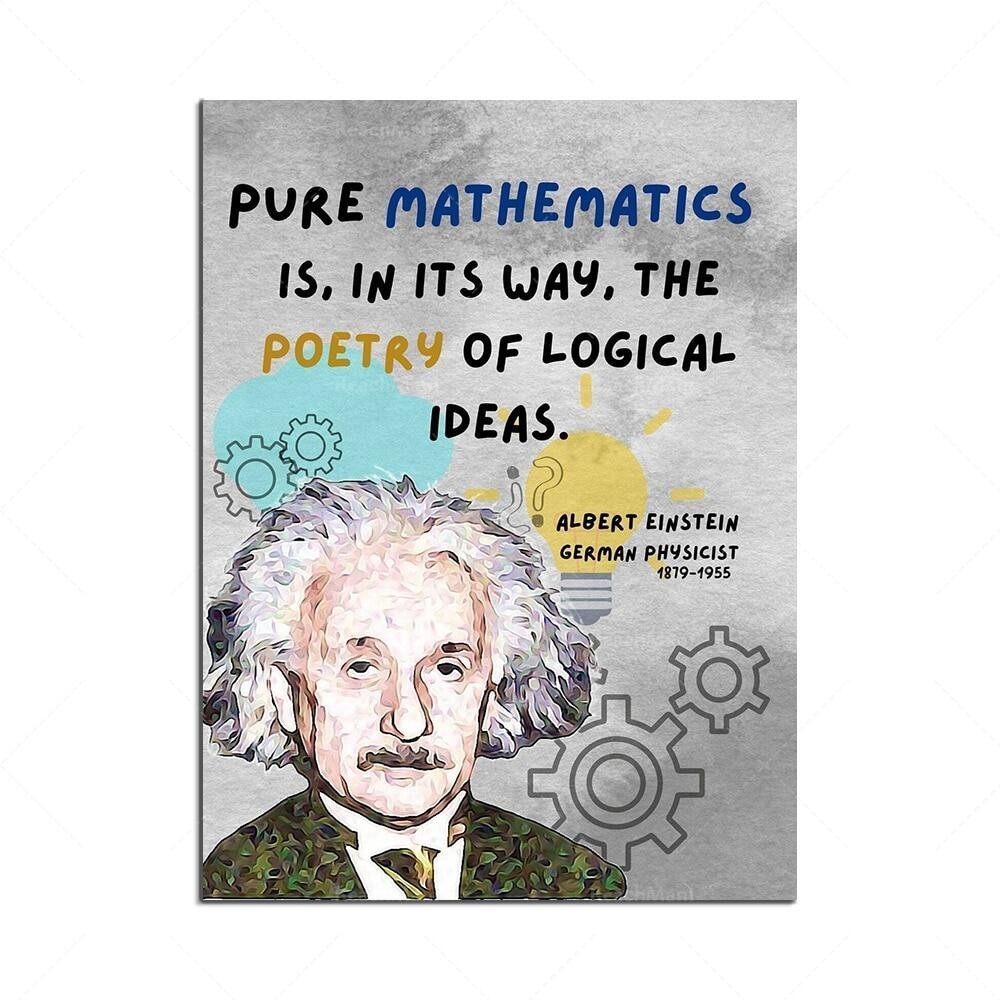 Famous Mathematician Poster Printable, Math Classroom Decor ...