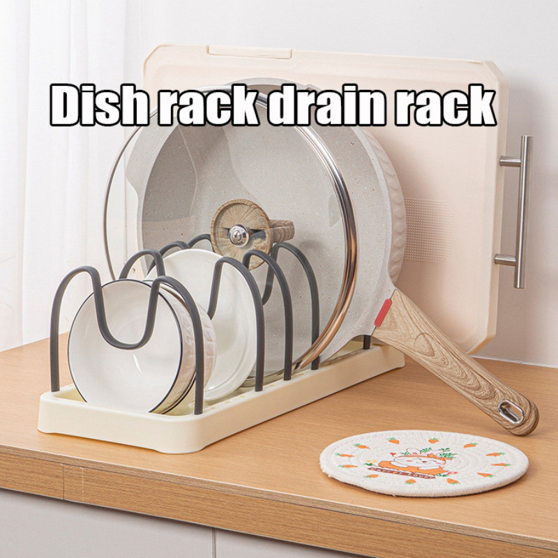 Kitchen Shelf PP Plastic Dish Rack Cupboard Storage Rack Cutlery Rack ...