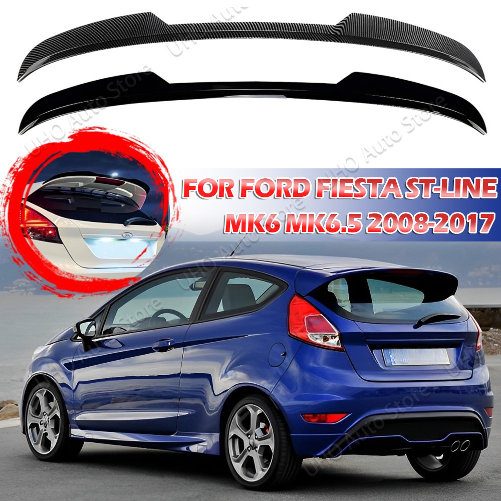 Car Rear Roof Trunk Spoiler Wing For Ford Fiesta ST-Line MK6 MK6.5 2008 ...