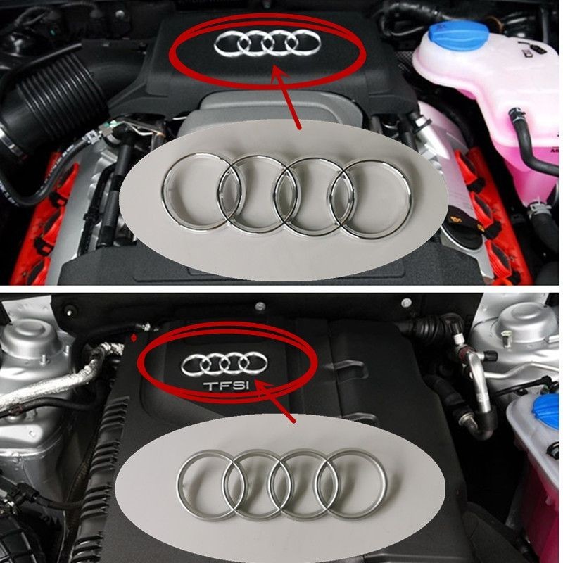 Suitable for Audi A4 A5 A6 Q5 A4L A6L Q7 Engine Top Cover Standard Engine Guard Four-Ring ...