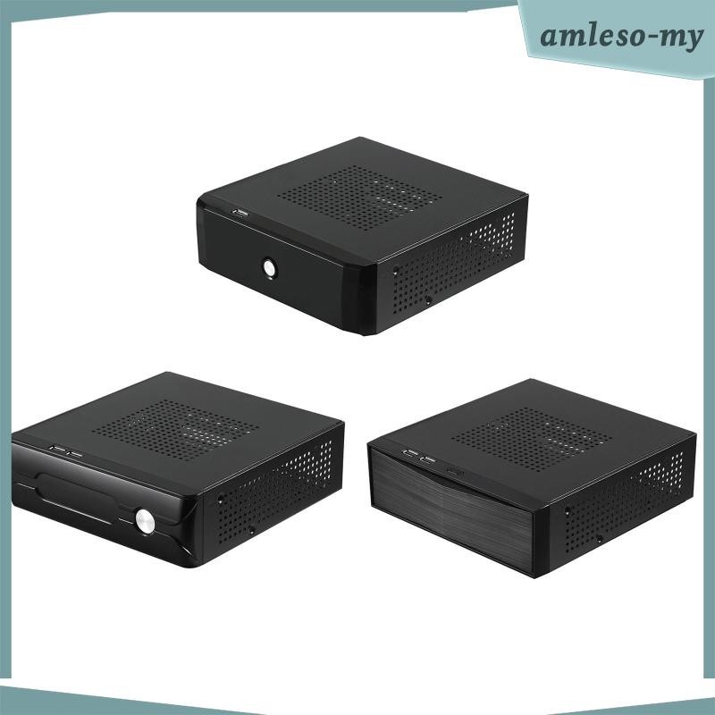 [AmlesoMY] Mini ITX Case Horizontal Host Chassis Gaming Power Supply ...