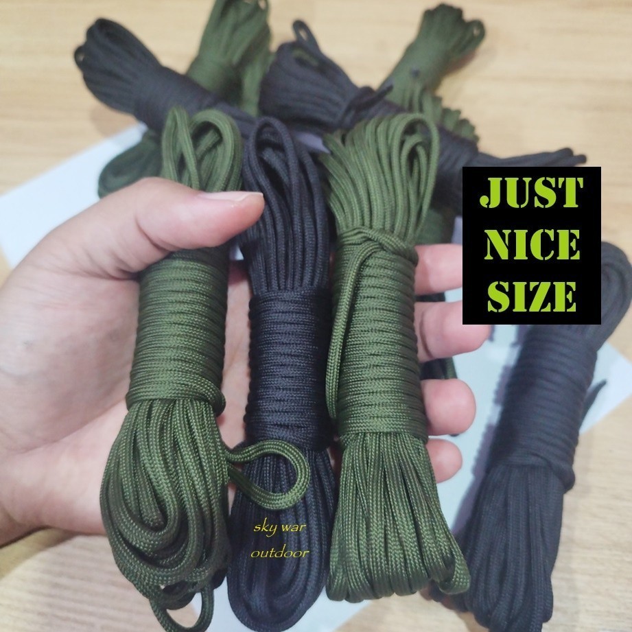 10M Tali Paracord Rope 9-Core 4mm Camping Outdoor Military Standard ...