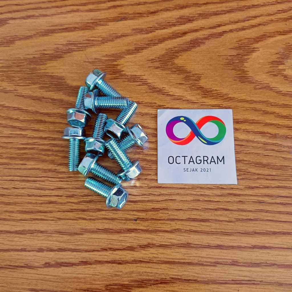 Flange Bolt 8x20 Key 12 (Price Is For 1pc) | Shopee Malaysia