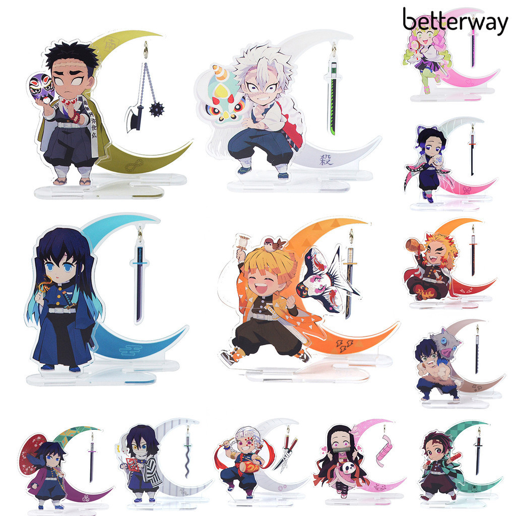 Betterway Japanese Anime Acrylic Stand with Base Double-sided Cartoon ...