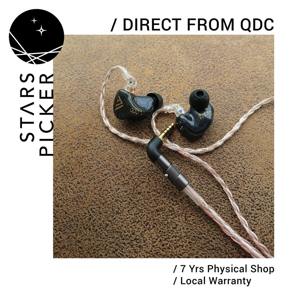 QDC Anole V14 Standard / Custom - IEM Earphone 14 BA Drivers and Variable Tuning Switch ...