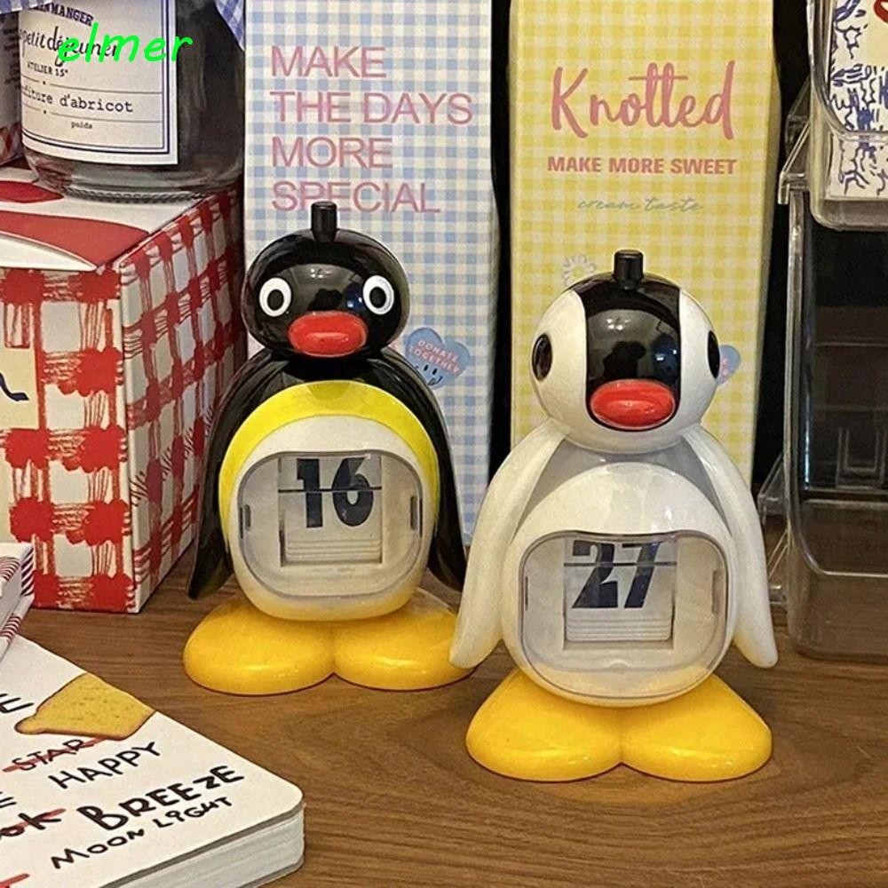 ELMER Pressing Desktop Calendar, Creative Art Crafts Penguin Perpetual ...