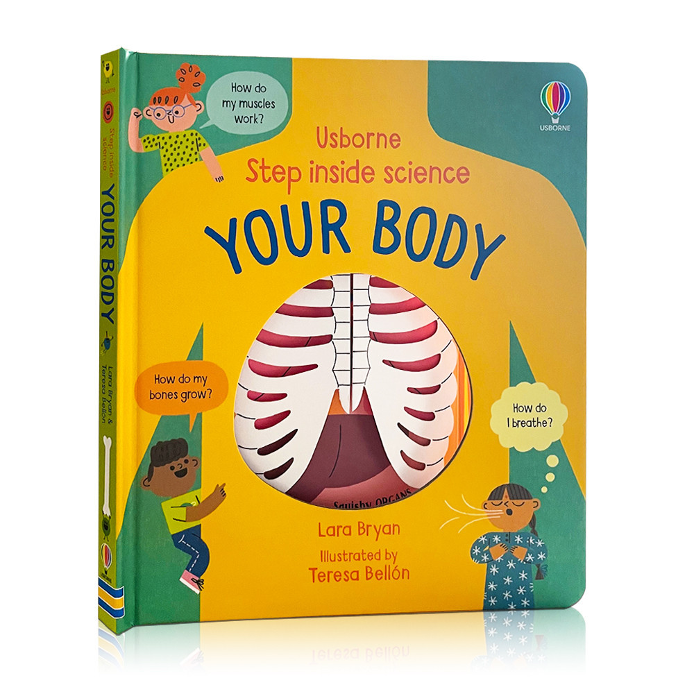 Usborne Step Inside Science Your Body Educational 3D Flap English Board ...