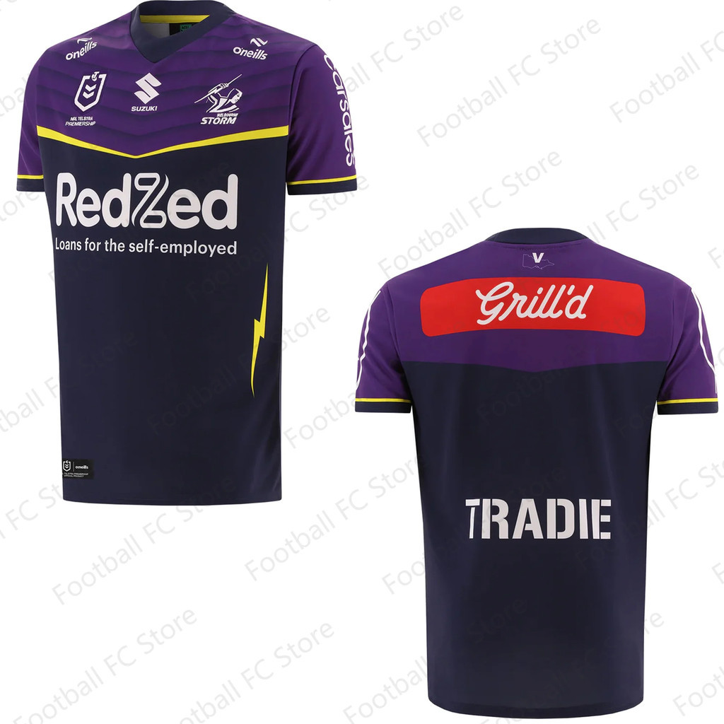New Arrival Summer Australian NRL Melbourne Storm 2024 Mens Jersey ...
