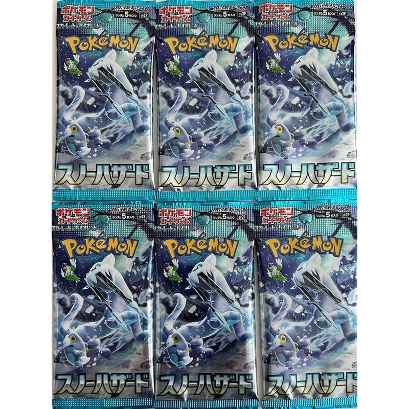 Pokémon Card Game Scarlett & Violet Expansion Pack Snow Hazard 6 Pack | Shopee Malaysia
