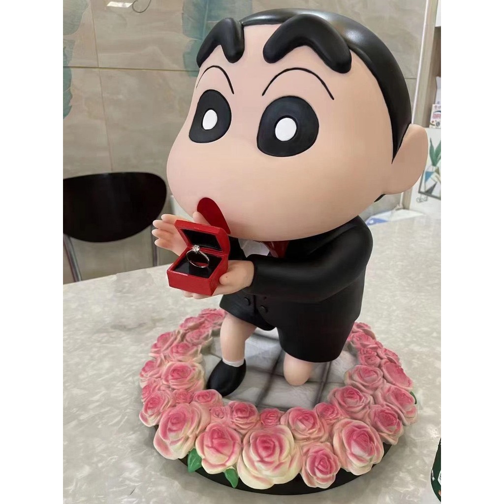 Crayon Shin-Chan Proposal Figure 1: 1 Large Ornaments Anime Nohara ...