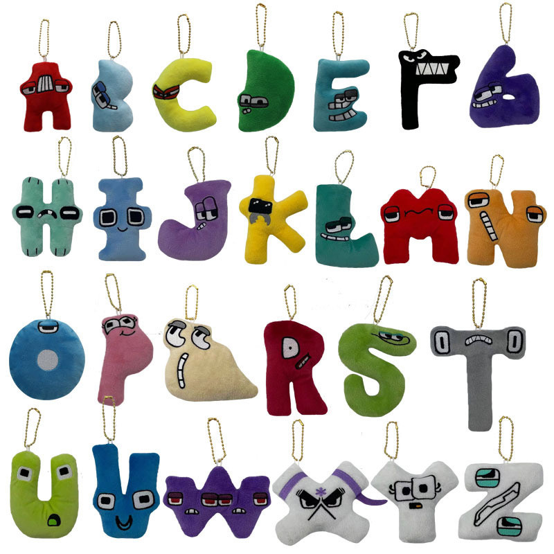Plush Doll Alphabet Lore Letter Legend Pendant Children'S Enlightening ...