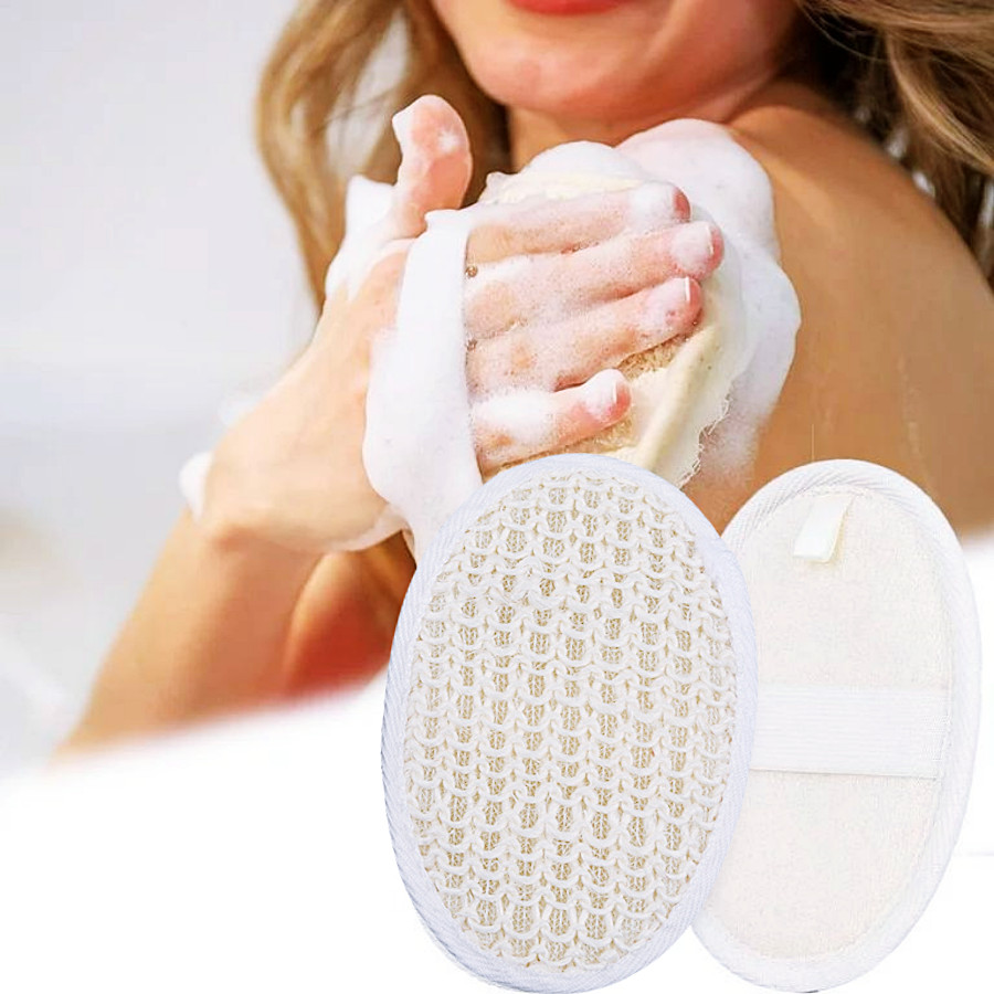 Loofah Luffa Body Scrub Scrub Ack White Skin Round Hand-Wearing Sheet ...