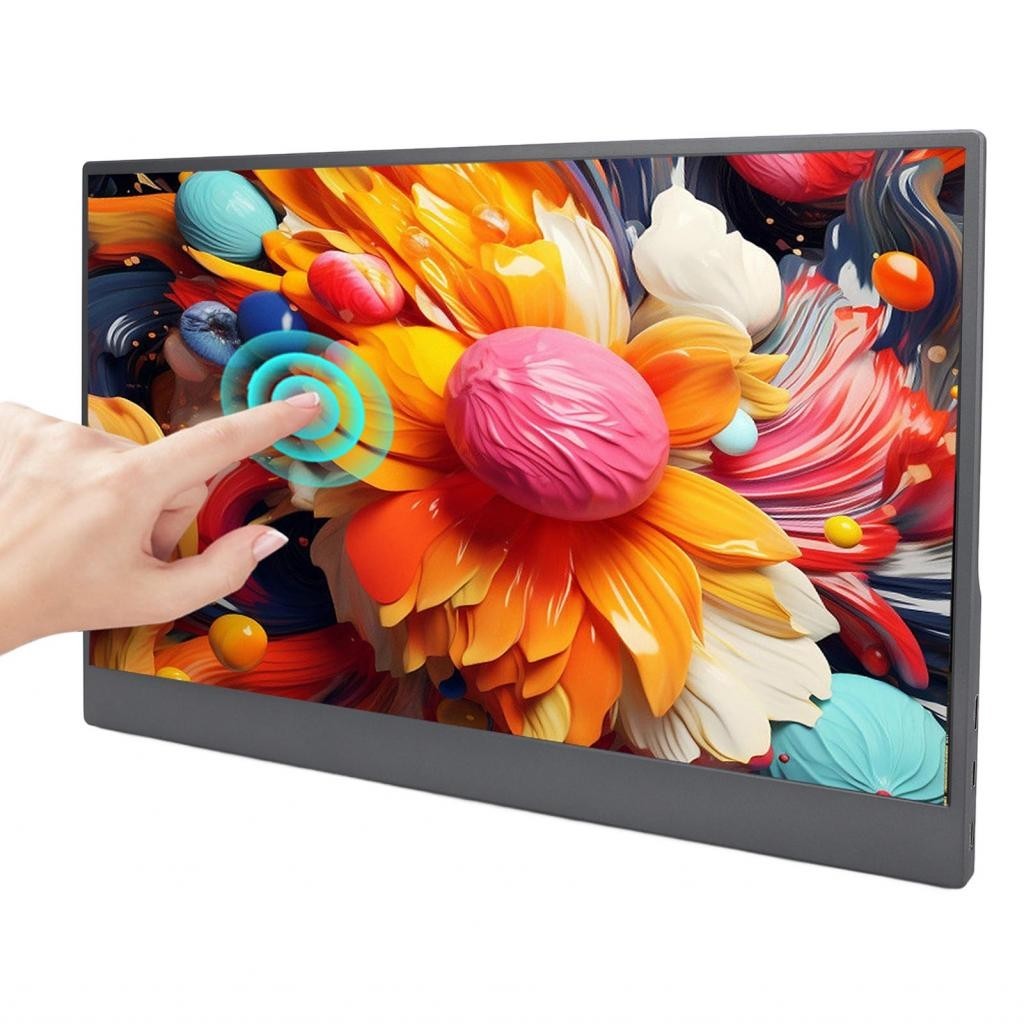 Cancanshop Portable Touchscreen 1080P 60HZ Plug and Play Multi Point ...