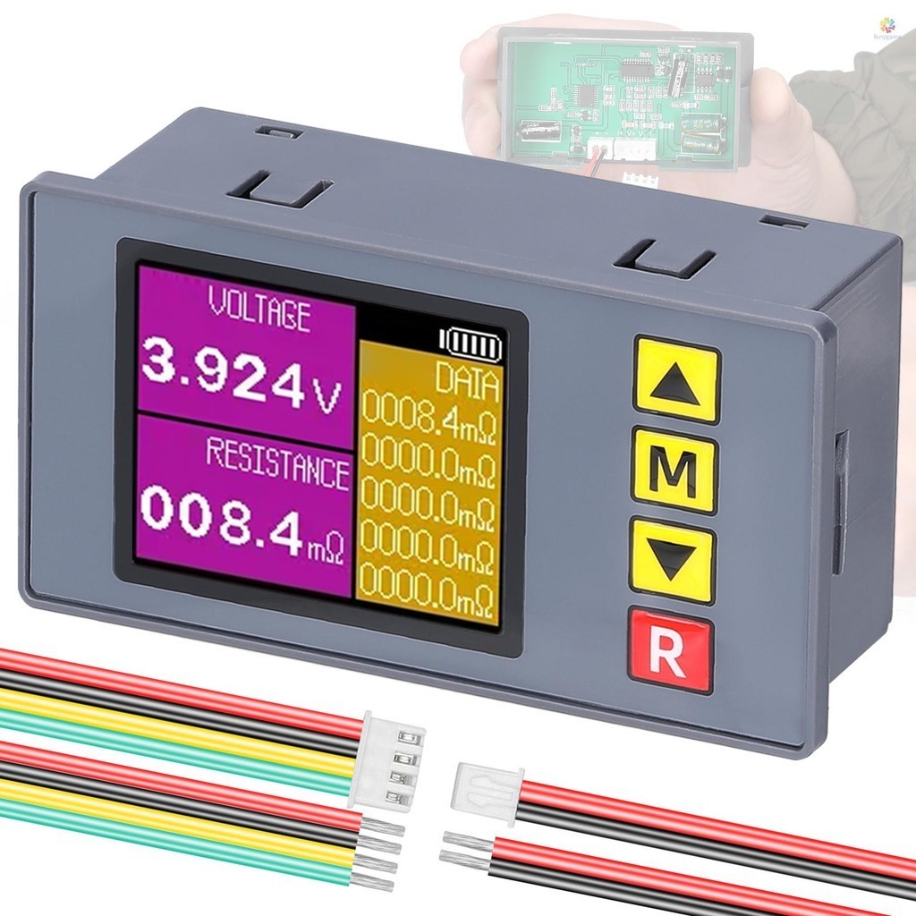 TS457 Entry-Level Voltage Internal Resistance Tester AC 4-Wire Kelvin ...