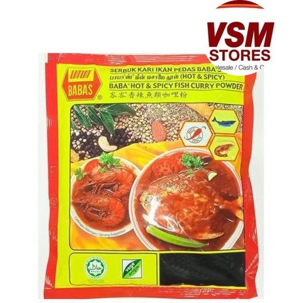 Baba's Fish Curry Hot Spicy 250g | Shopee Malaysia
