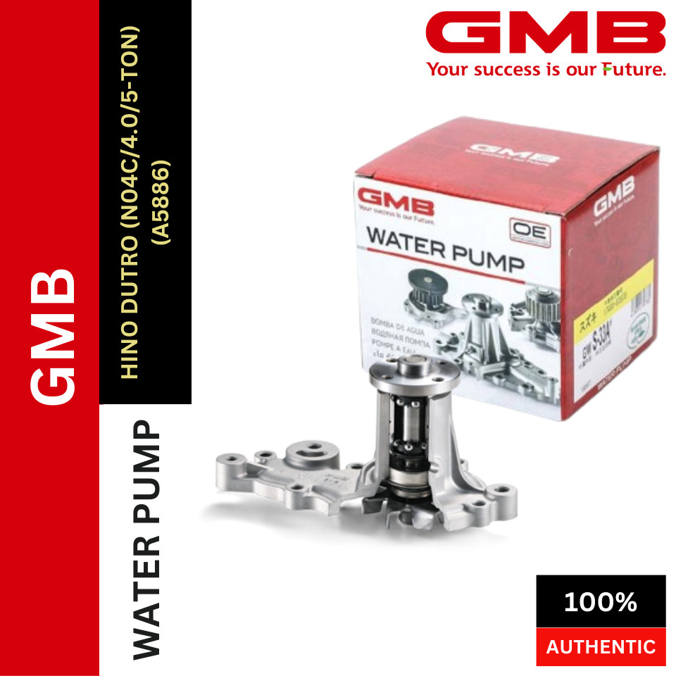 GWH-13 GMB WATER PUMP HINO DUTRO (N04C/4.0/5-TON) (A5886) | Shopee Malaysia