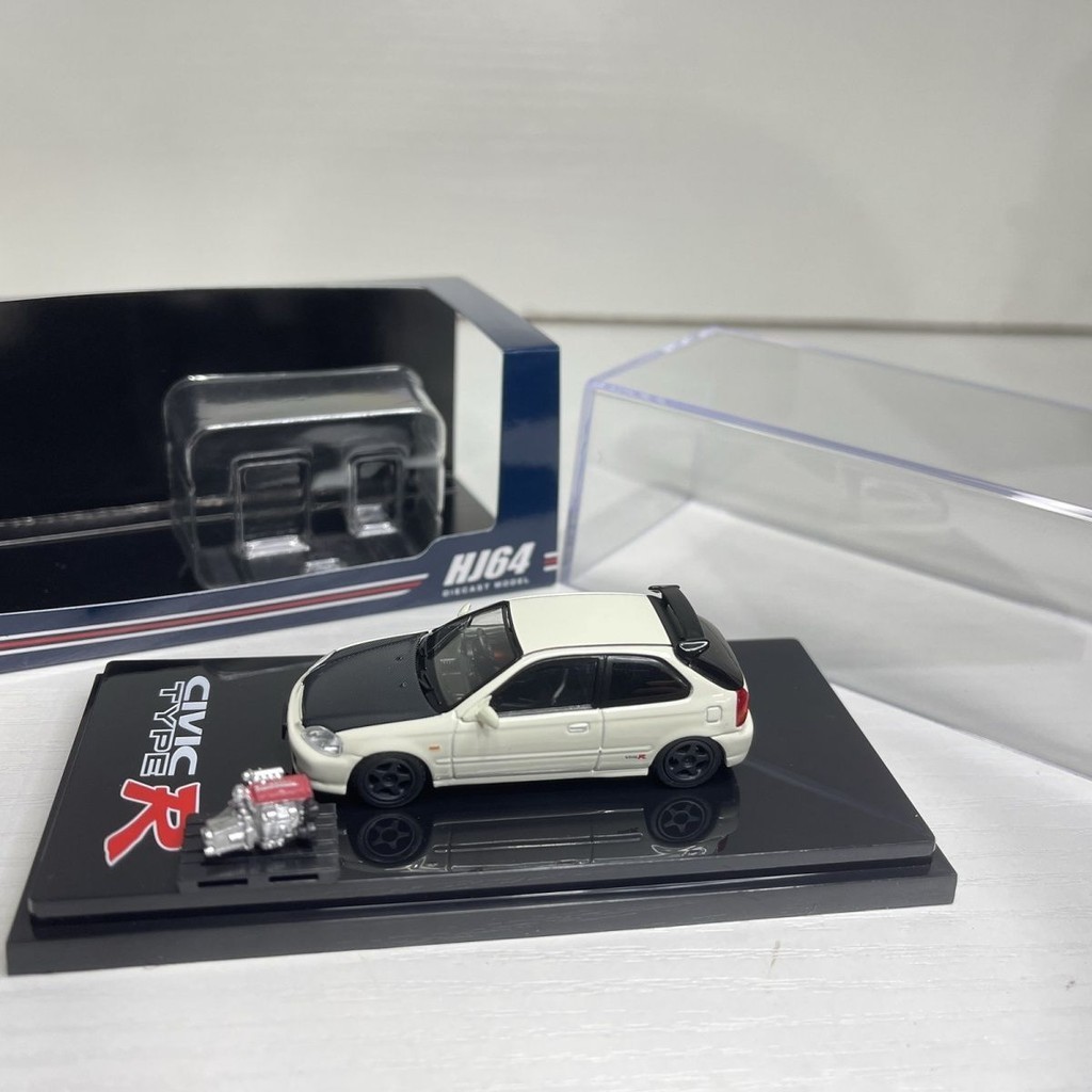 Ready Stock Hobby Japan 1/64 Initial D Honda Civic Type R EK9 with ...