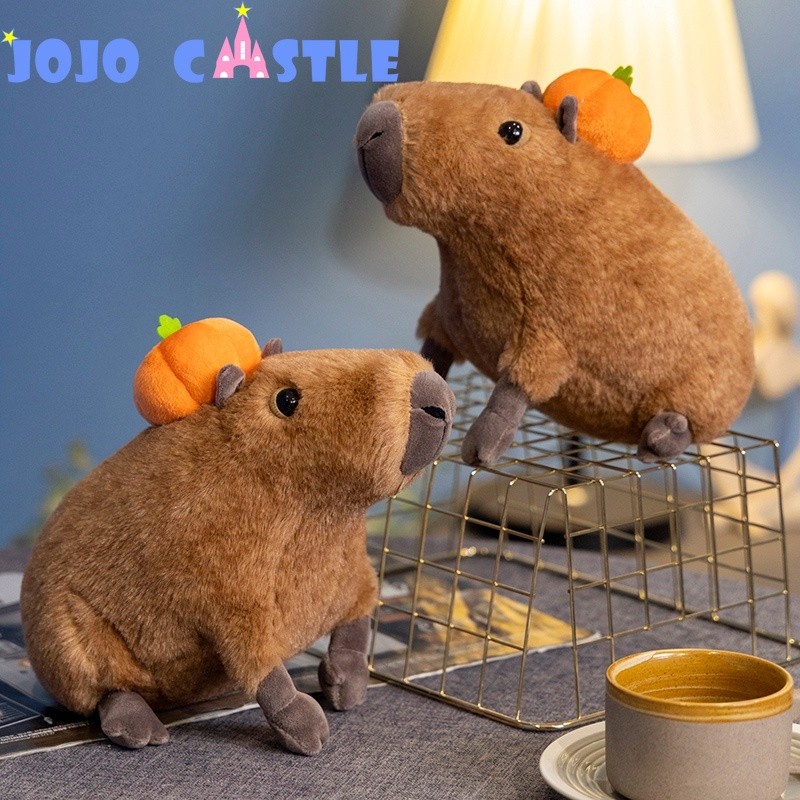JOJO CASTLE 30cm Simulation Capybara Plush Toy Cute Capybara with ...