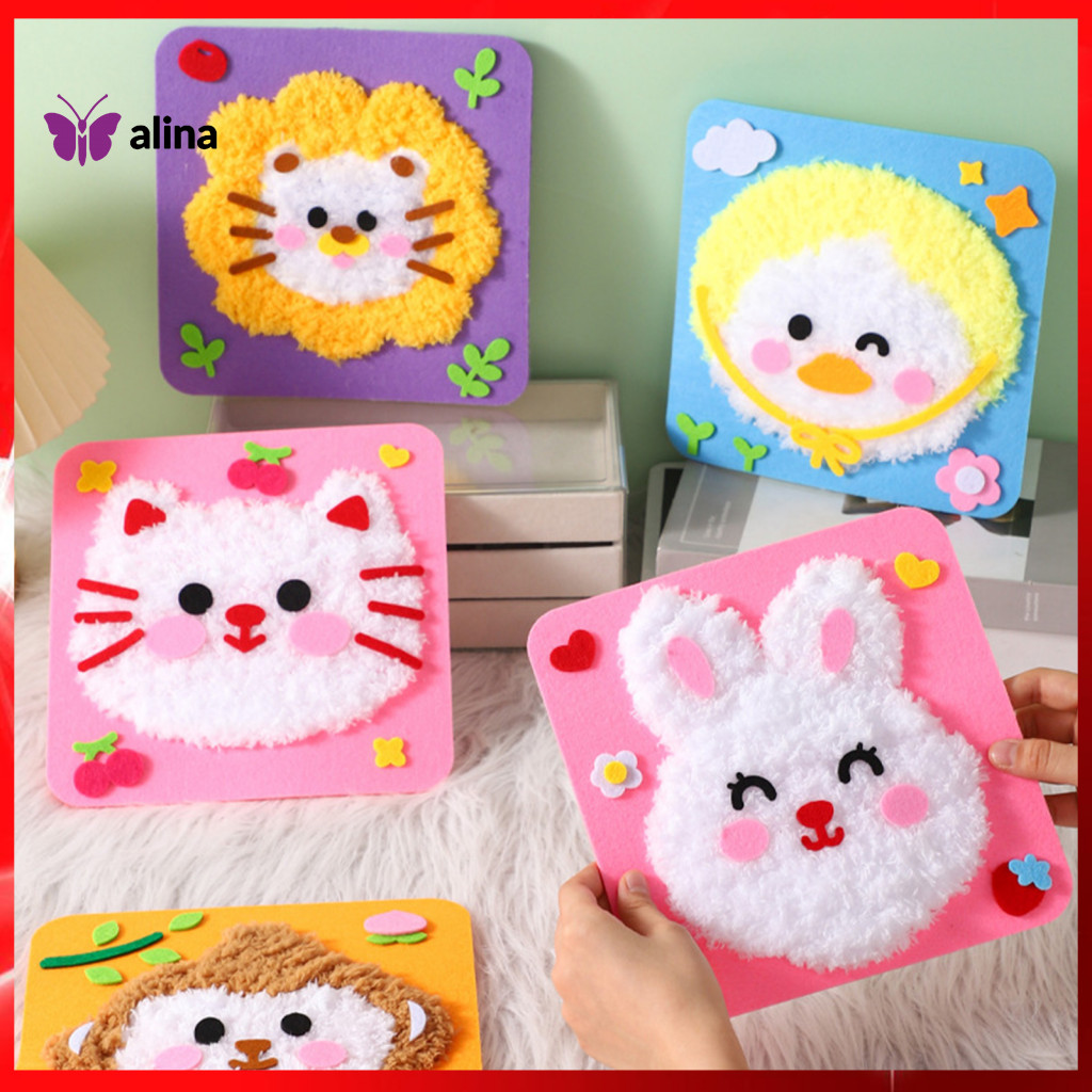 ALINA Craft Embroidery Kit Duck Craft Sewing Kit Diy Cartoon Embroidery ...