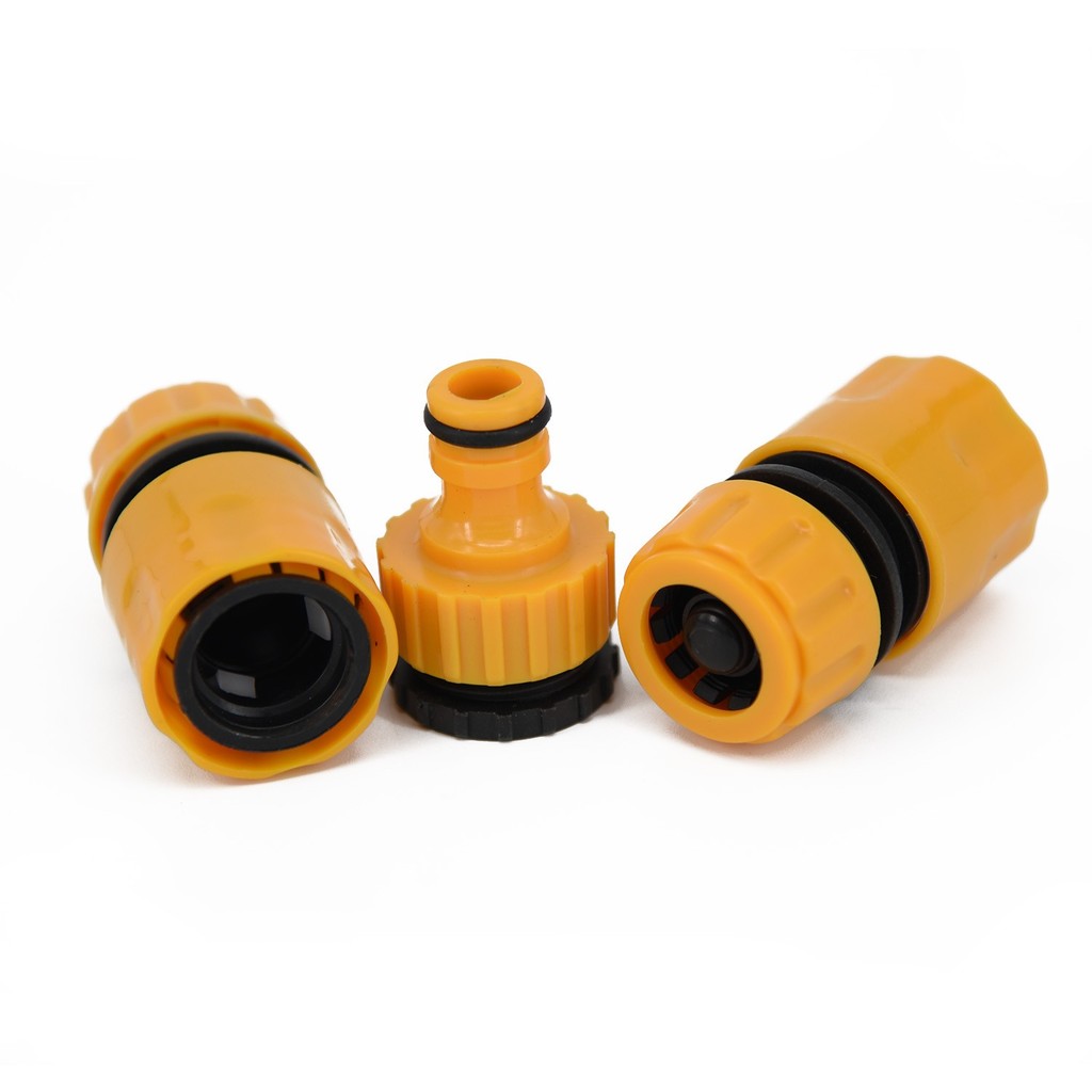 (BABYCITY-MY) 3pcs 1/2 Hose Pipe Fitting Set Quick Garden Water ...