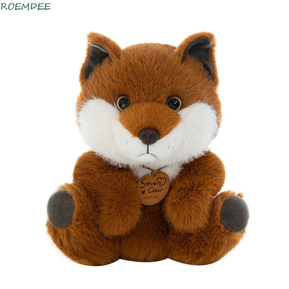 ROEMDEE Animal Plush Toy, Lying Down Sitting Posture Animal Stuffed ...
