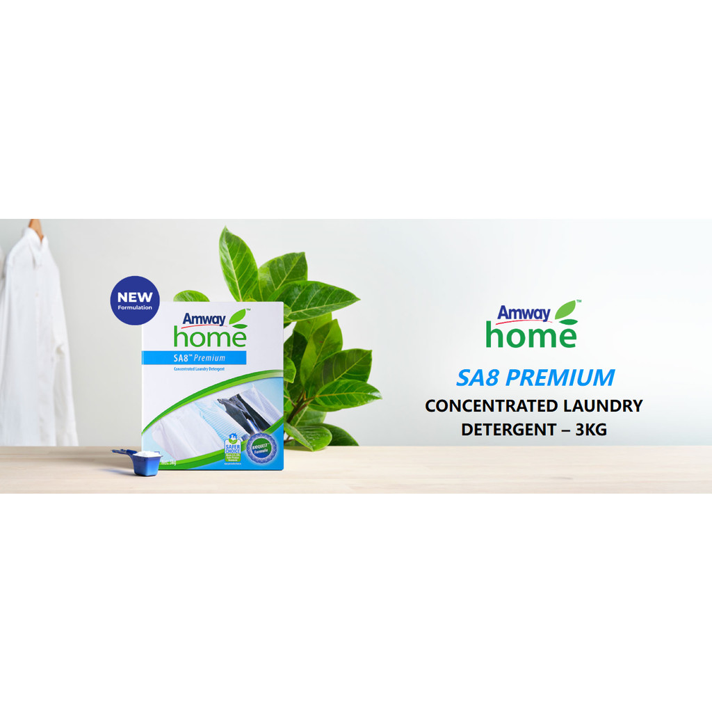 SA8 Premium Concentrated Laundry Detergent - 3kg original amway ...