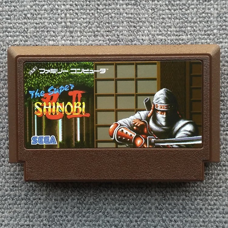 Fc Red White Console Game Card ・ Shinobi II Super Shinobi 2 | Shopee ...