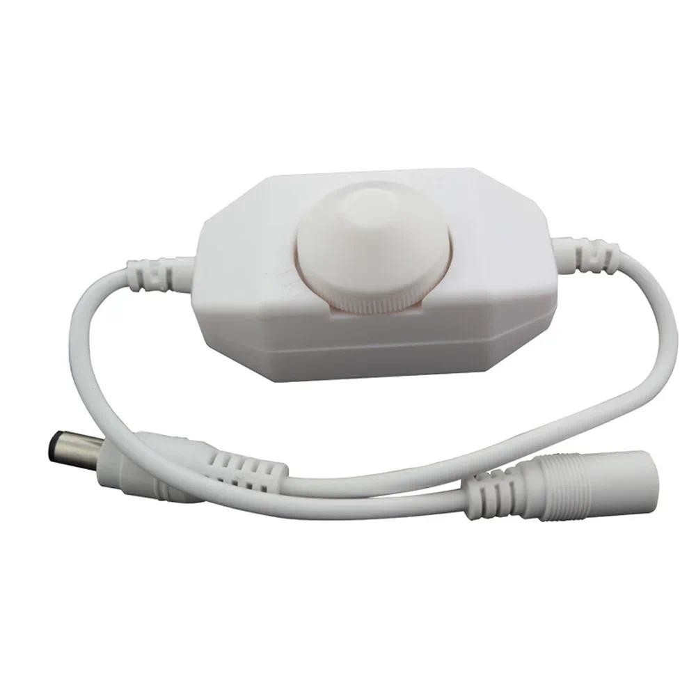 LED Knob Dimmer USB Switch 5V USB 12V 24V DC LED Dimmer Inline Dimming ...