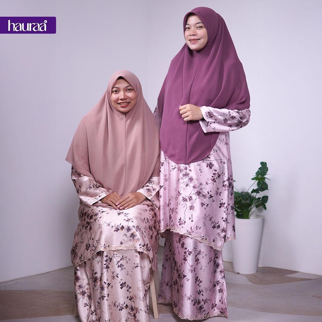 Kurung Faiqaa By Hauraa | 5 Warna | Poket / Kocek / Zip BF | Smallsize - Plussize | Kurung ...