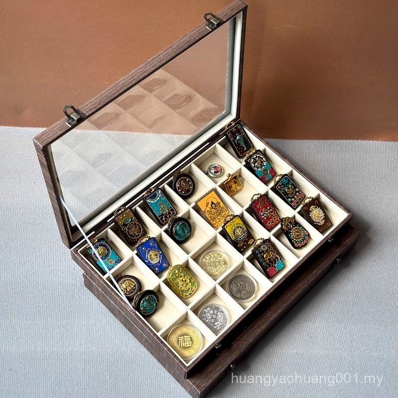 [1231 Person Collection] Black Amulet Storage Box Amulet Tang Card Box ...