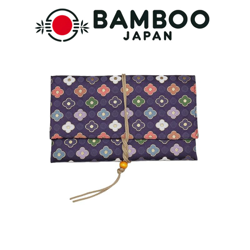 Nishijin-ori Traditional Japanese Goshuin Book Holder - Nausicaa Indigo ...