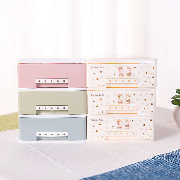 家居好物 Mini Drawer Storage Kotak penyimpanan laci desktop, kabinet ...
