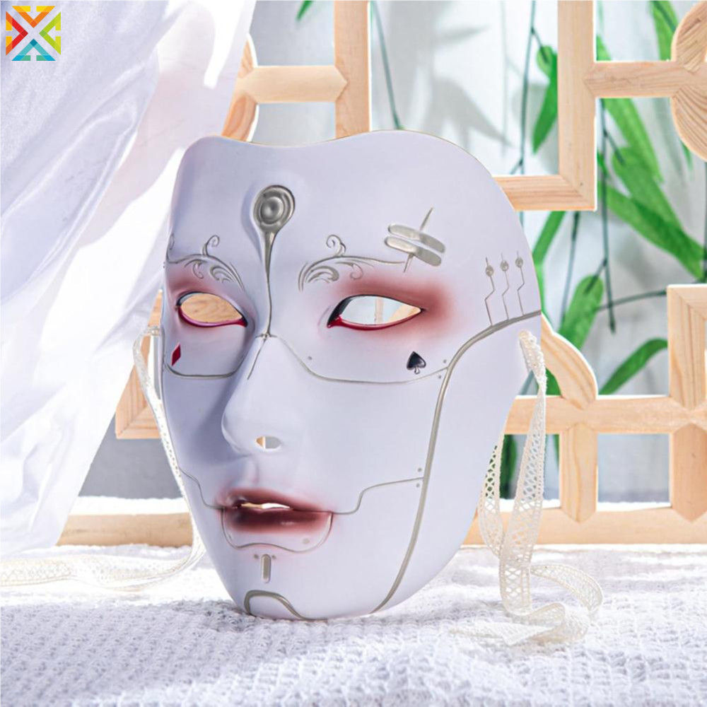 Japanese Kabuki Kitsune Masks for Men Women Children Masquerade Costume ...