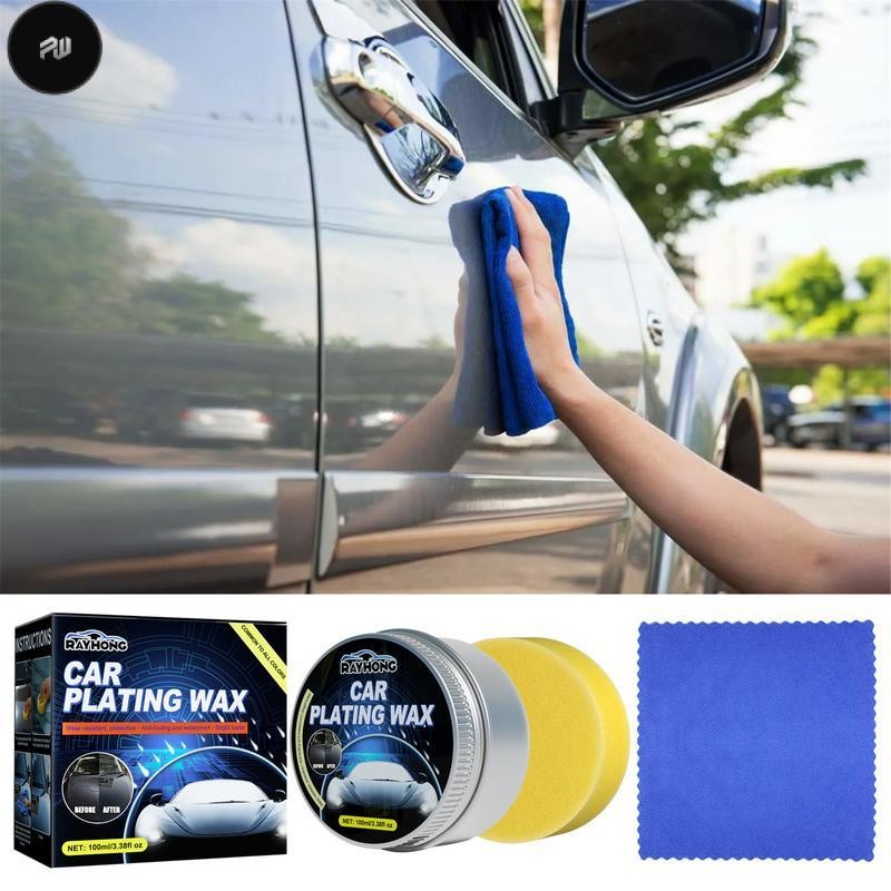 PW 100ml Car Polish Car Wax Crystal Plating Set Hard Glossy Wax Layer ...