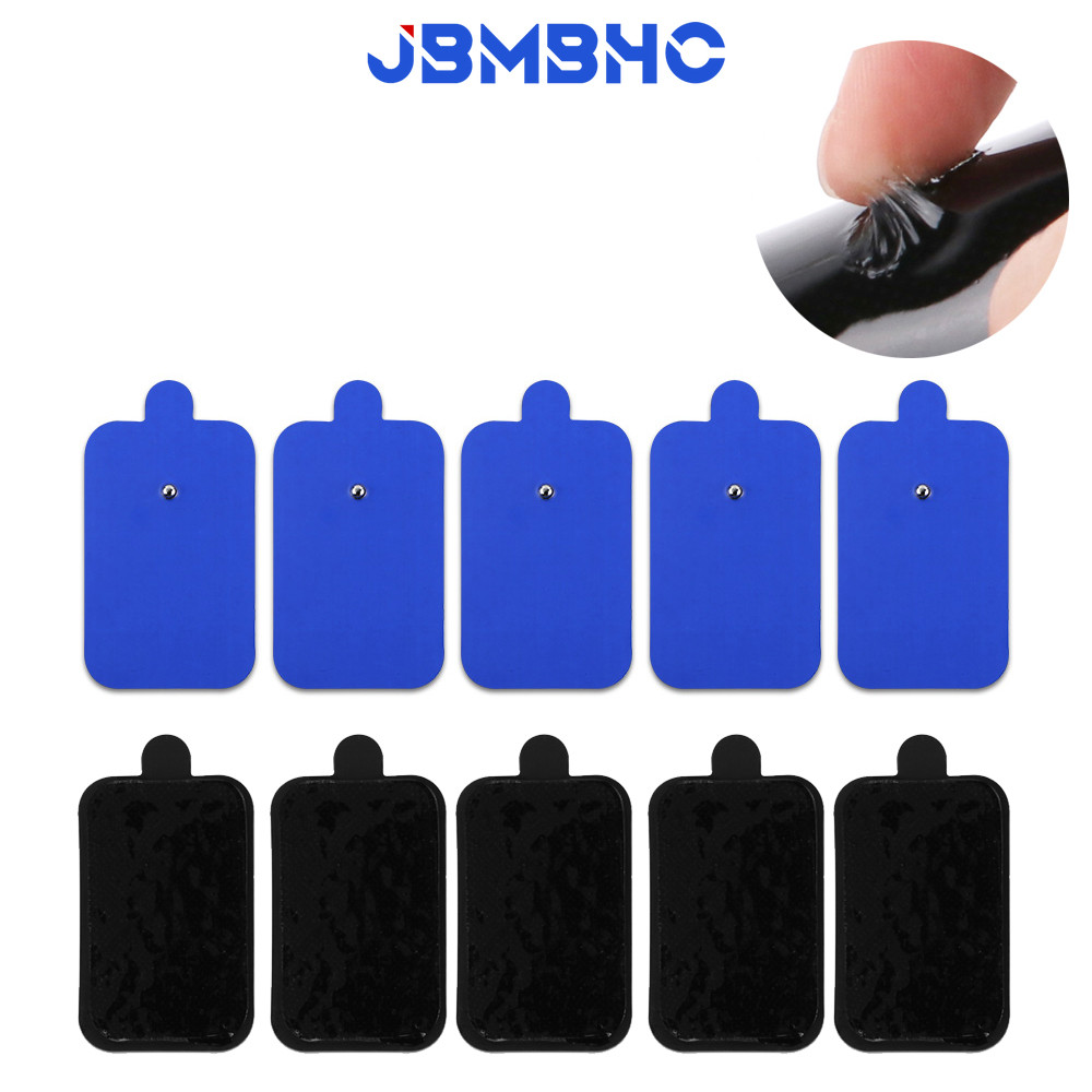 10PCS Electrode Patches Self Adhesive Reusable Pads for Electric Body ...