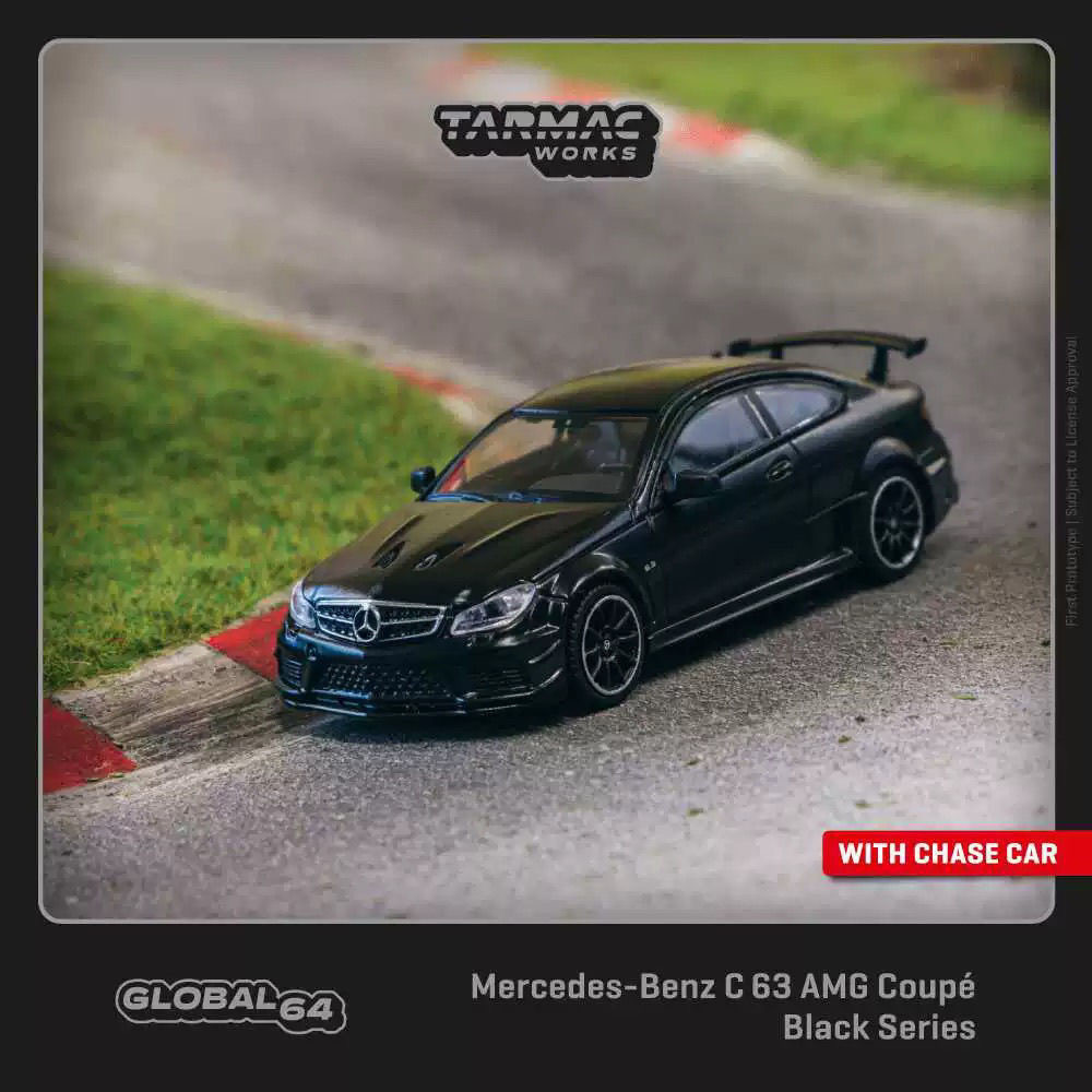 Tarmac Works-TW 1/64 Mercedes Benz C63 AMG Black Series Diecast car Car ...