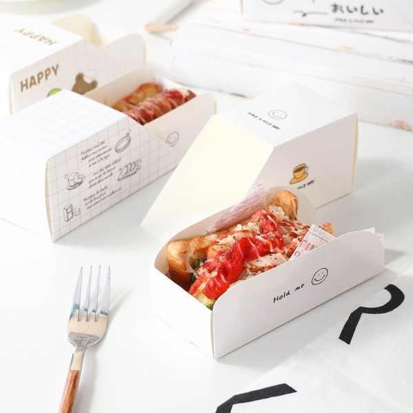 bread box packaging Kotak kotak laci sandwic merah bersih kotak ...