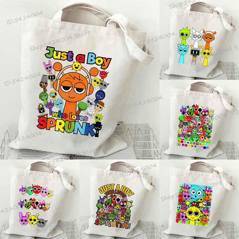 Hot Sale Teenager Cute Sprunki Shoulder Bag Funny Incredibox Game ...