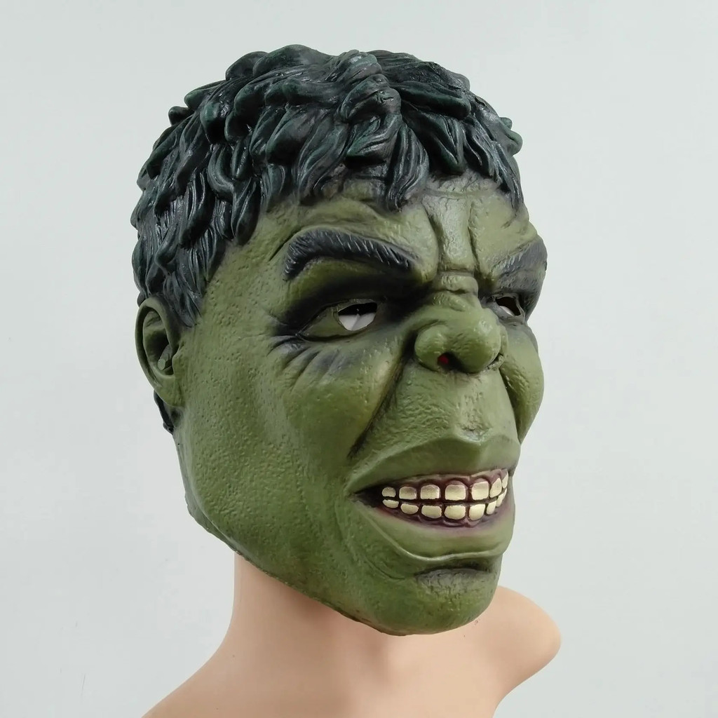 The Hulk Cosplay Mask Latex Soft Movie Funny Adult Party Hulk Masks ...