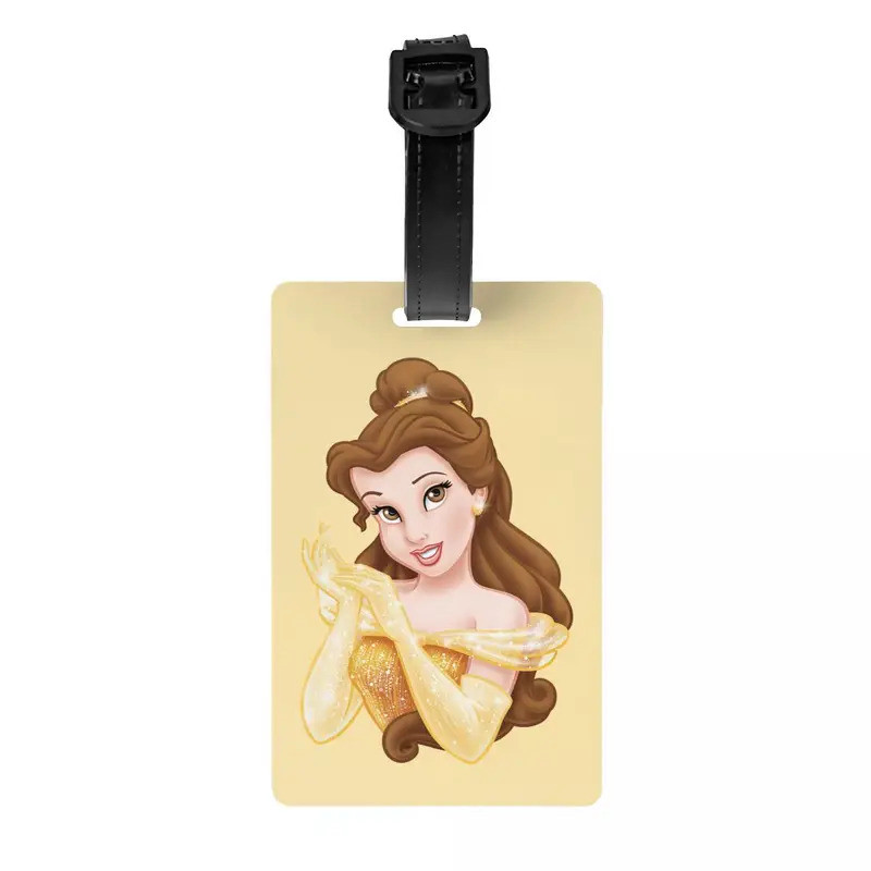 Beauty And The Beast Belle Princess Luggage Tag With Name Card Privacy ...
