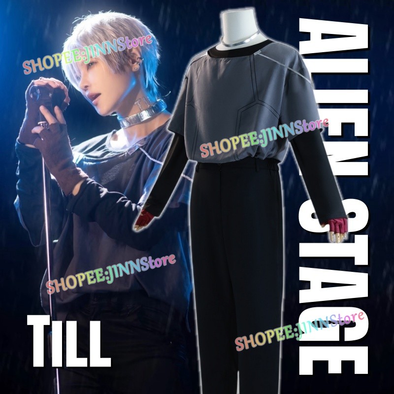 -JINN-VIVINOS ALIEN STAGE R7 TILL Cosplay Costume Till Roleplay Gray ...