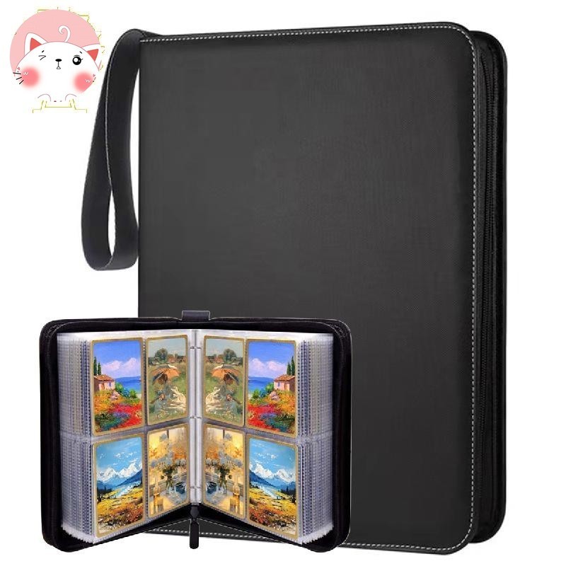 Card Album Trading Card Case File, 4 Pockets, Card File, YuGiOh Clear ...